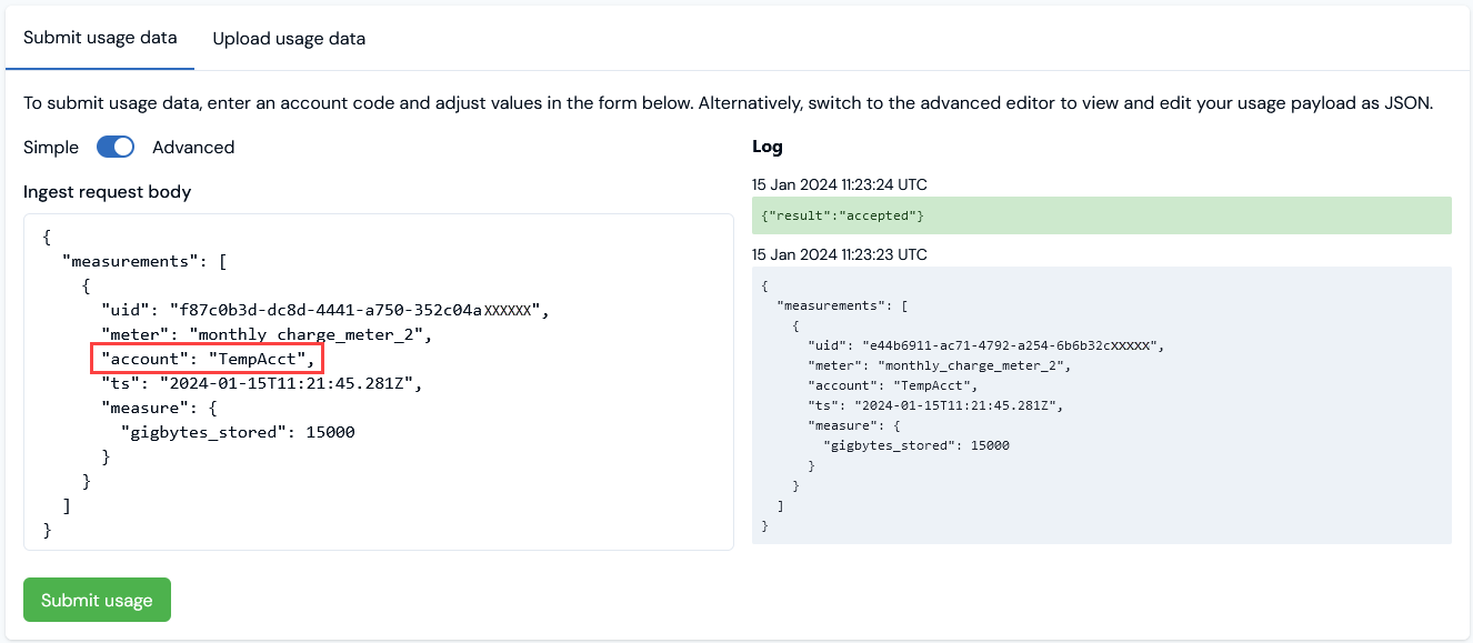 Submitting Usage Data for Non-Existent Accounts - m3ter Documentation