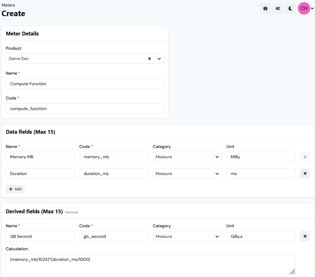 Derived Fields for Meters - Examples and Syntax - m3ter Documentation