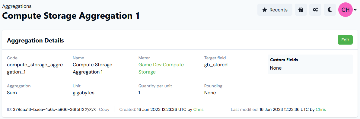 Creating Product Aggregations - m3ter Documentation