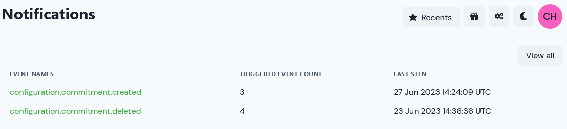 Creating, Managing, and Reviewing Notifications - m3ter Documentation