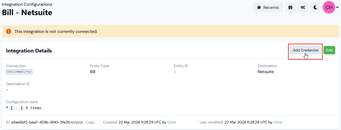 Configuring NetSuite Integrations - m3ter Documentation
