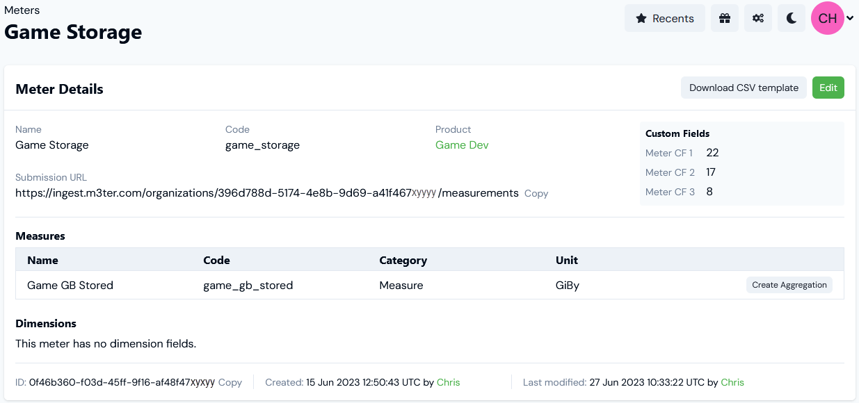 Creating Product Meters - m3ter Documentation