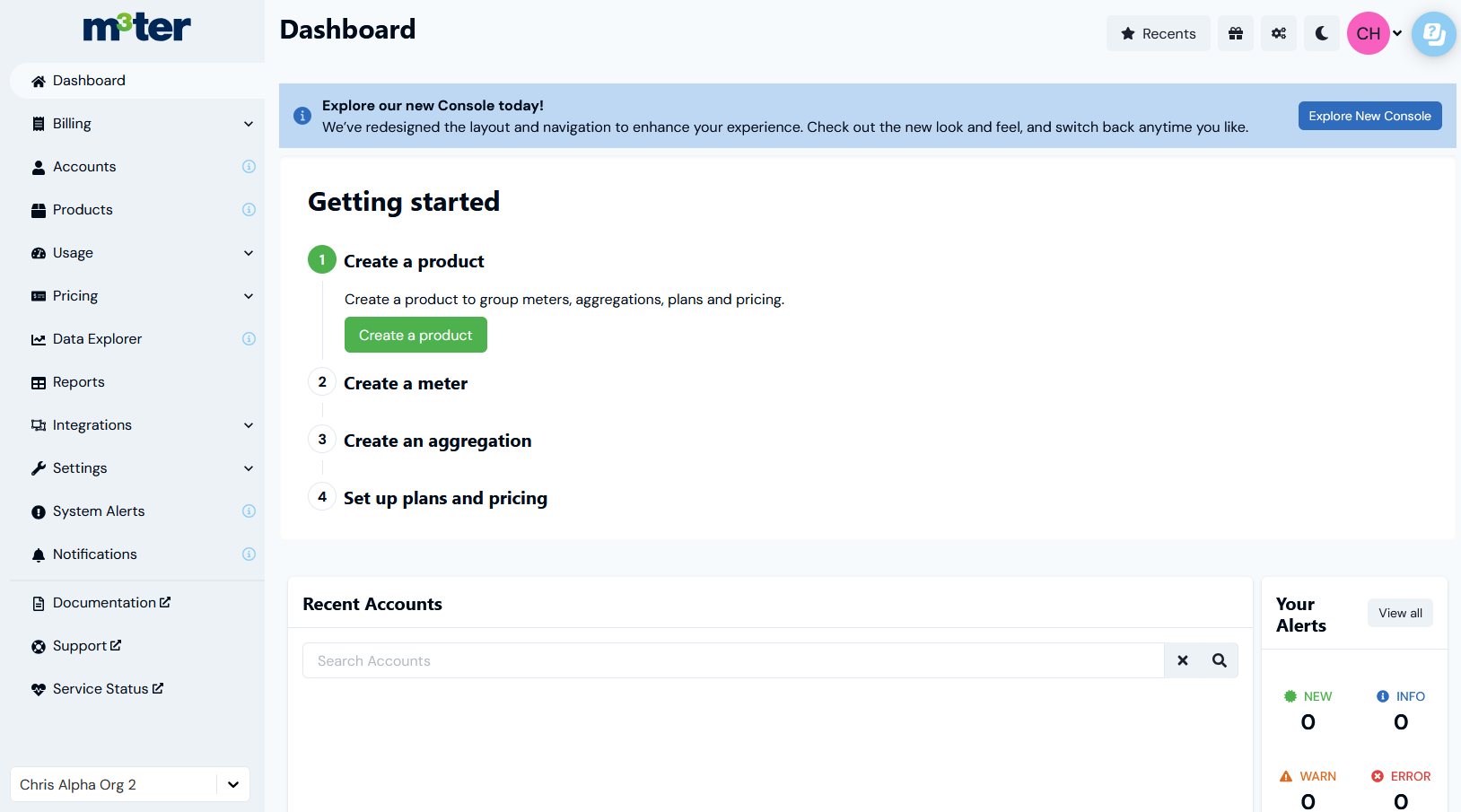 m3ter Console - m3ter Documentation