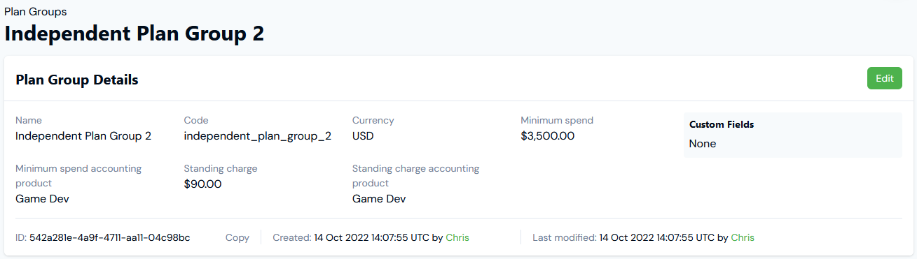 Working with Plan Groups - m3ter Documentation