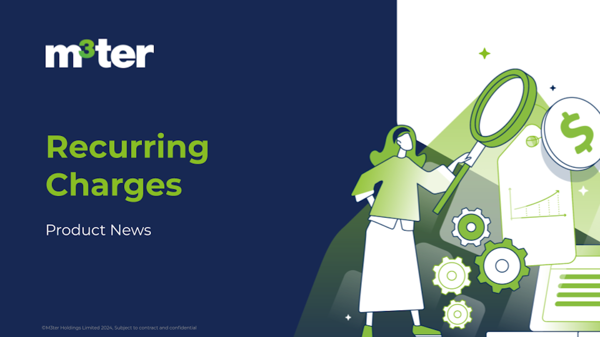 Product News: Unified Billing for All Pricing Models - m3ter