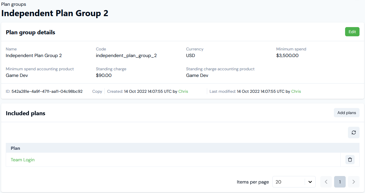 Working with Plan Groups - m3ter Documentation