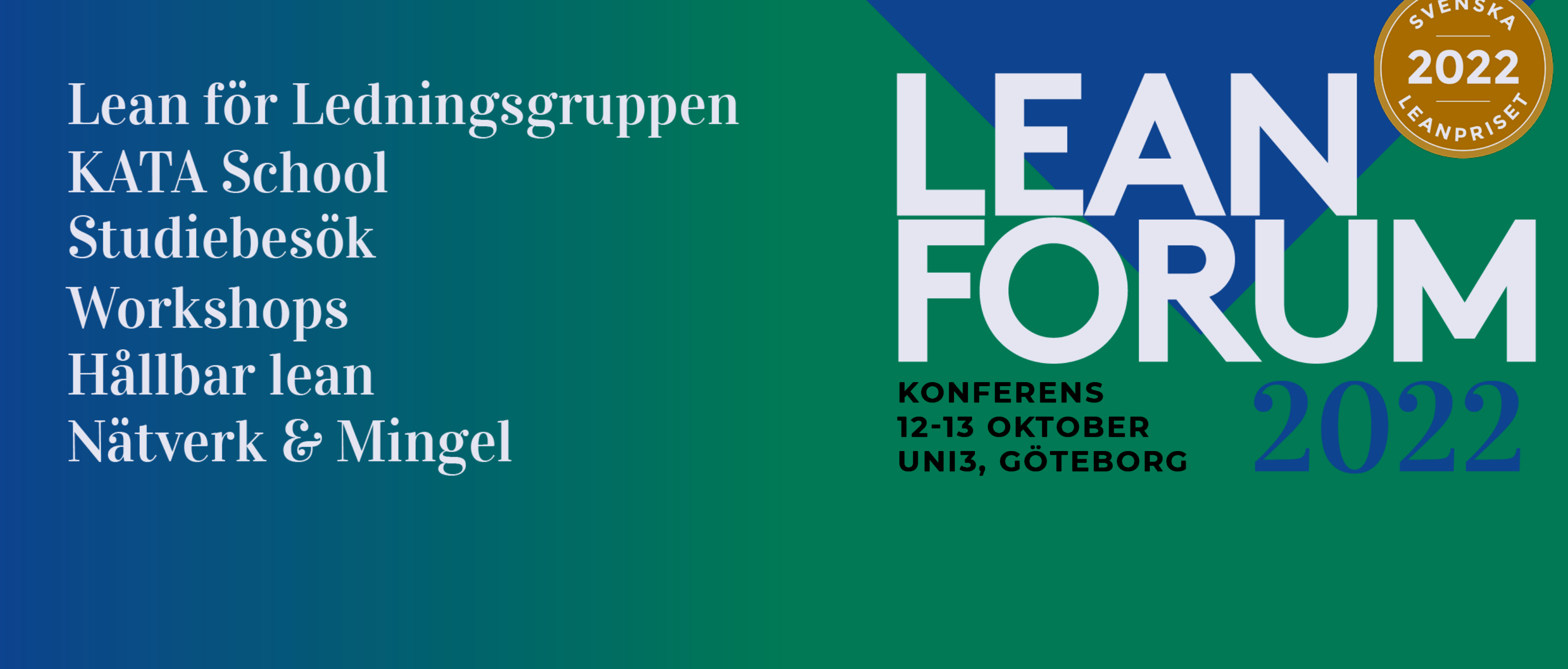 Träffa oss på Lean Forum 2022 den 12 oktober / Boards on Fire