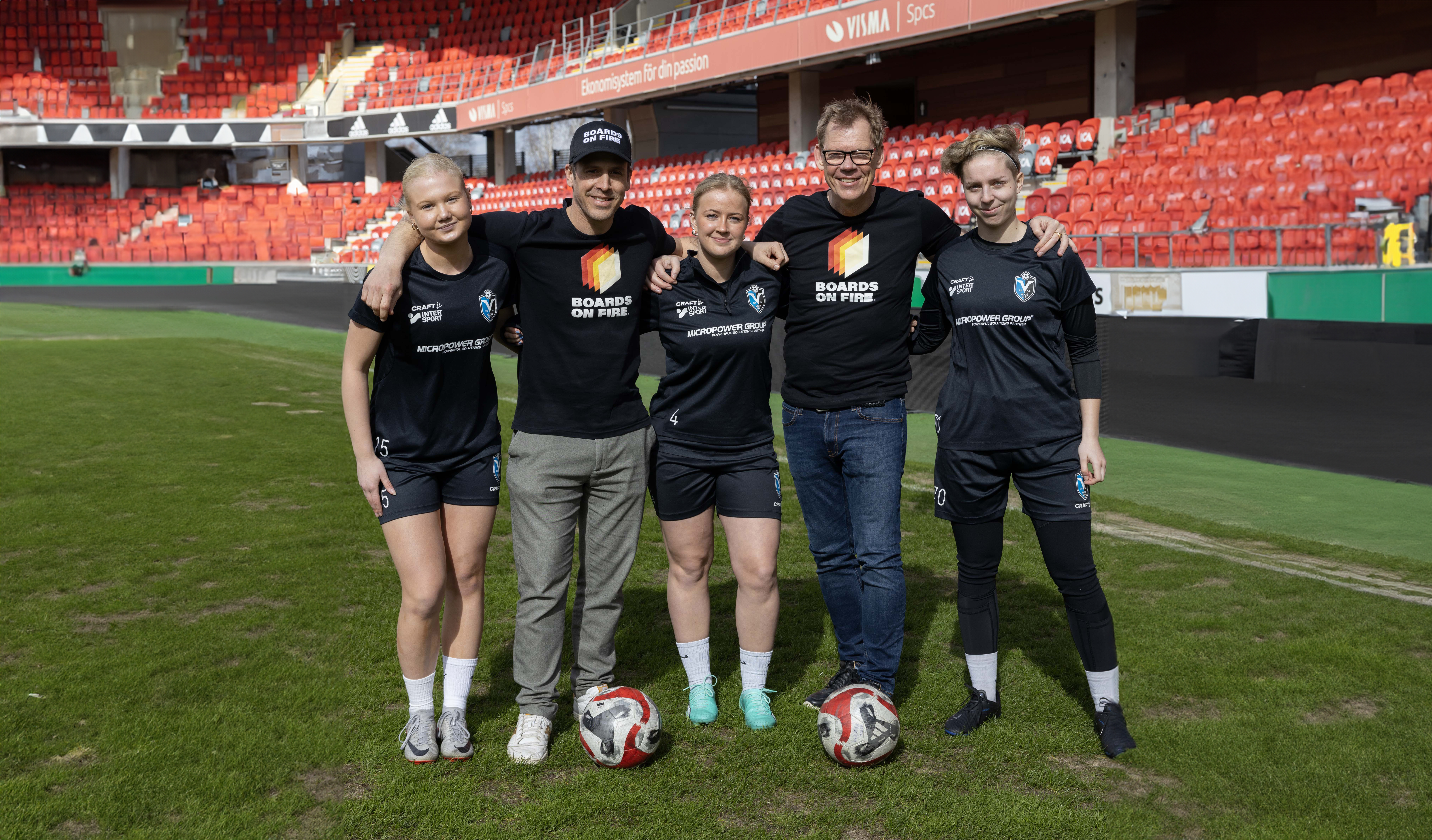 Boards on Fire blir hållbarhetspartner till Växjö DFF / Boards on Fire