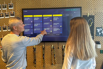 Digital daily management in Boards on Fire / Boards on Fire