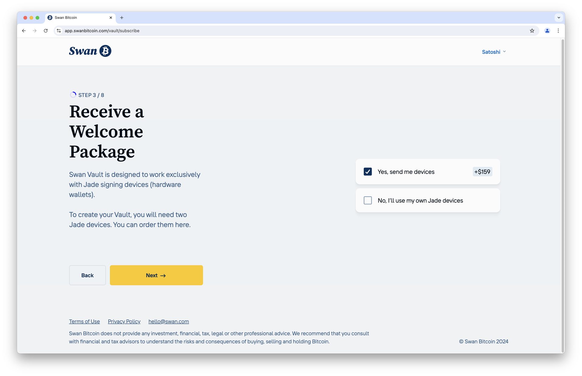 How to Set Up Swan Vault: Unlocking Safer Bitcoin Self-Custody - Swan ...