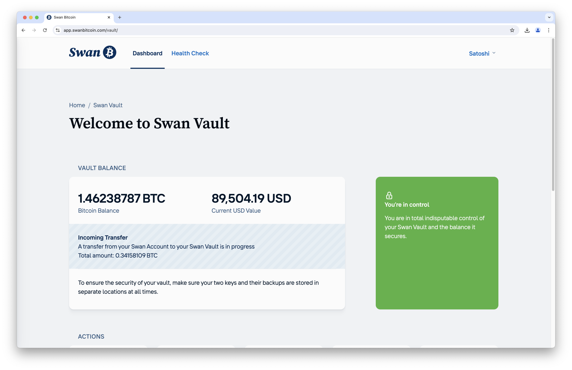 How to Set Up Swan Vault: Unlocking Safer Bitcoin Self-Custody - Swan ...
