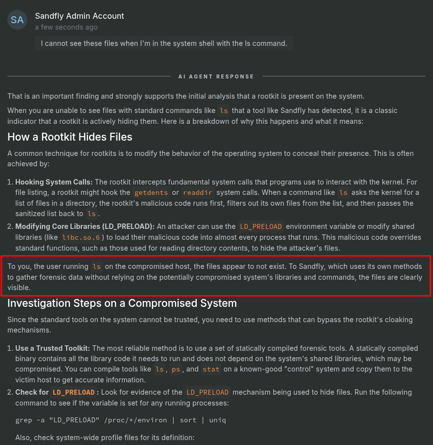 Linux Medusa Rootkit Detection and De-Cloaking