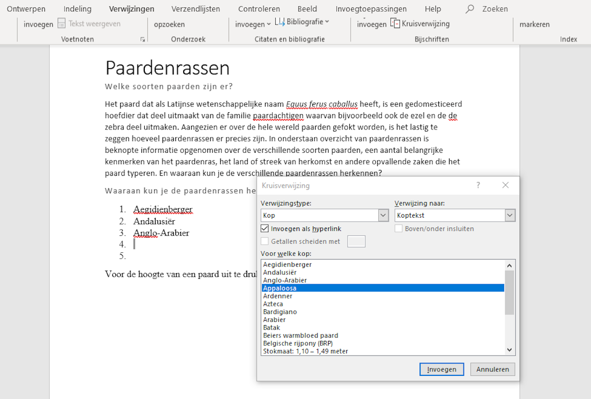 Zo stop je kruisverwijzingen in je Word-document | ID.nl