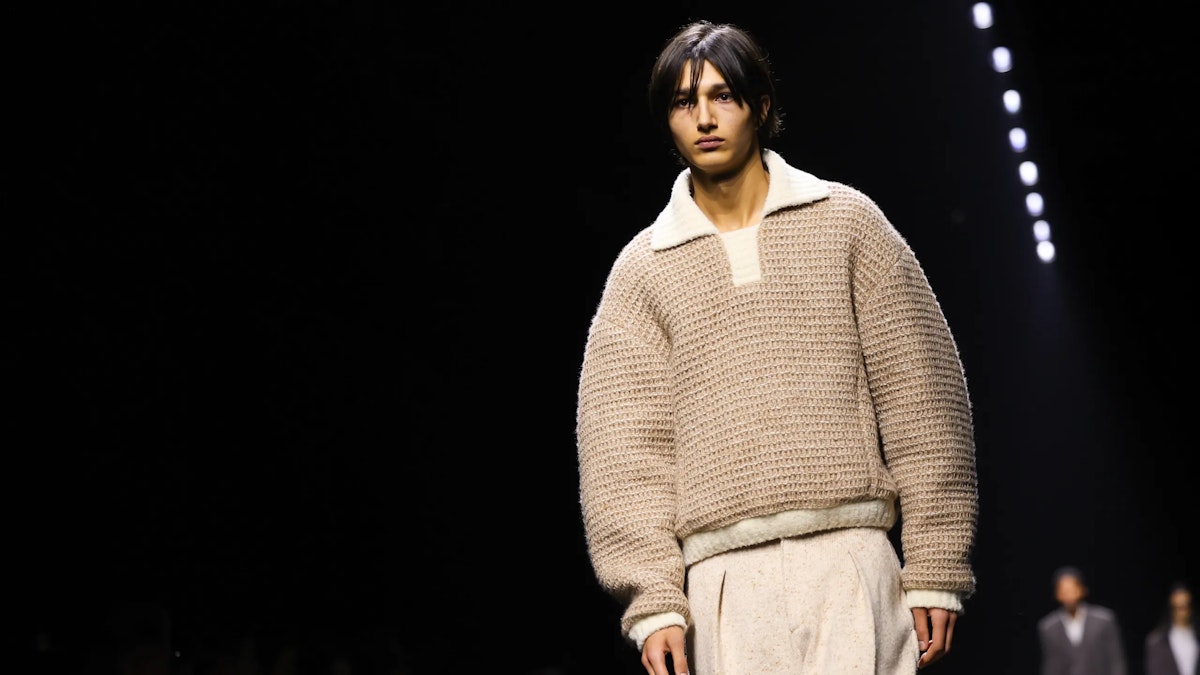 Zegna présente sa collection d'hiver à la Fashion Week de Milan