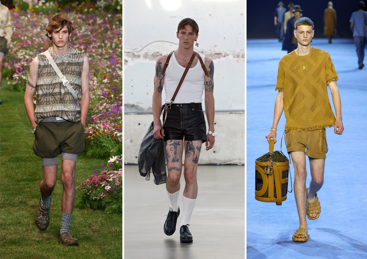 Shorts mania : les tendances mode Homme du printemps-été 2023