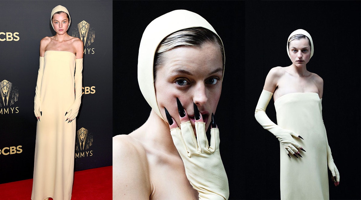 Emma Corrin và bộ cánh xuất sắc trên thảm đỏ EMMY Awards