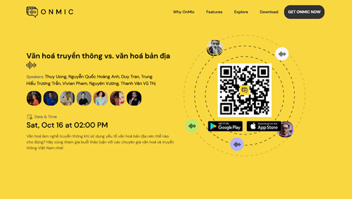 Onmic Talkshow về văn hóa bản địa và văn hóa truyền thống