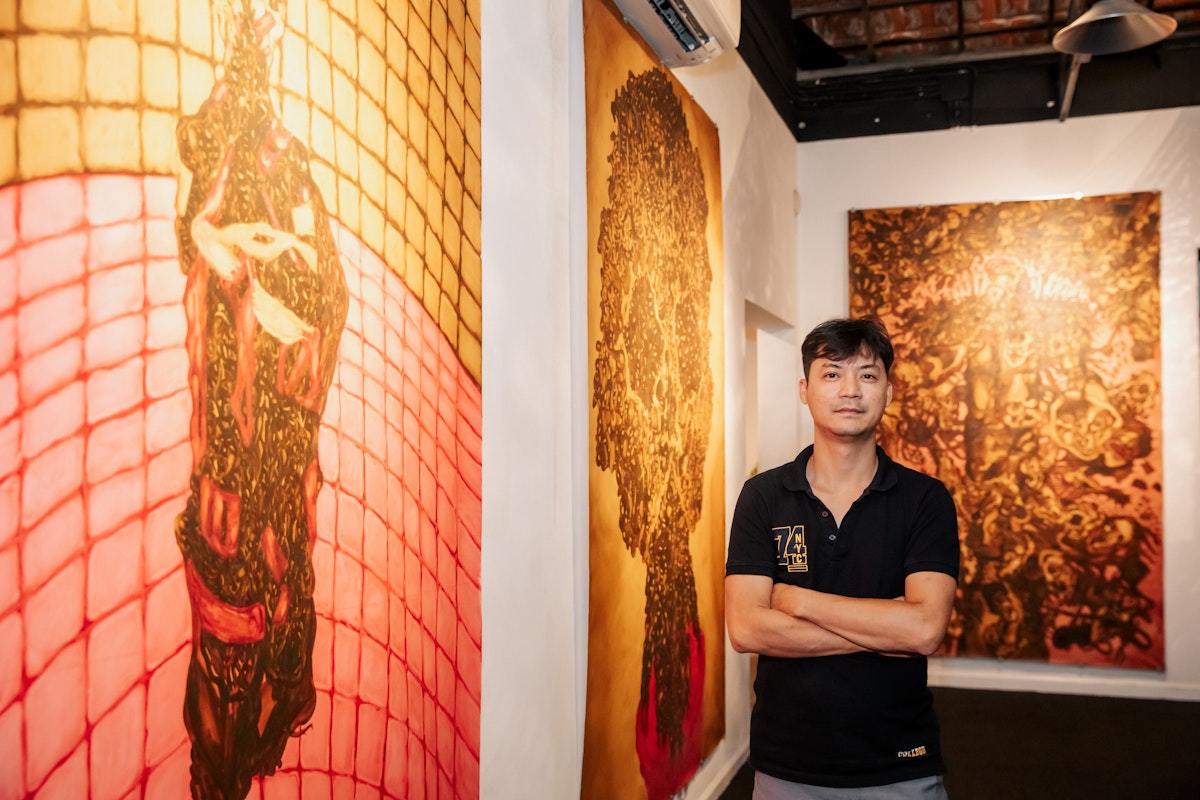 Phạm Trần Việt Nam và cái chết sống lại trên những tấm toan