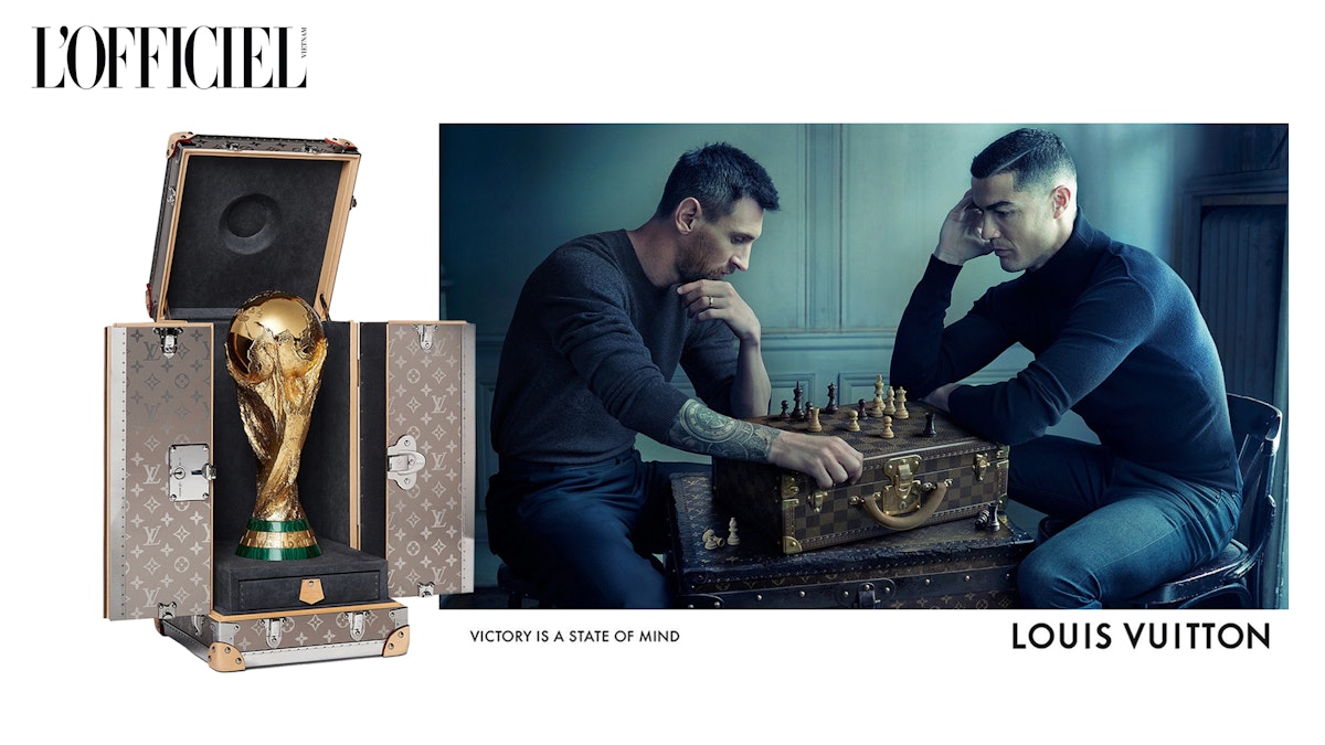 Ván cờ Messi - Ronaldo, thế trận Louis Vuitton