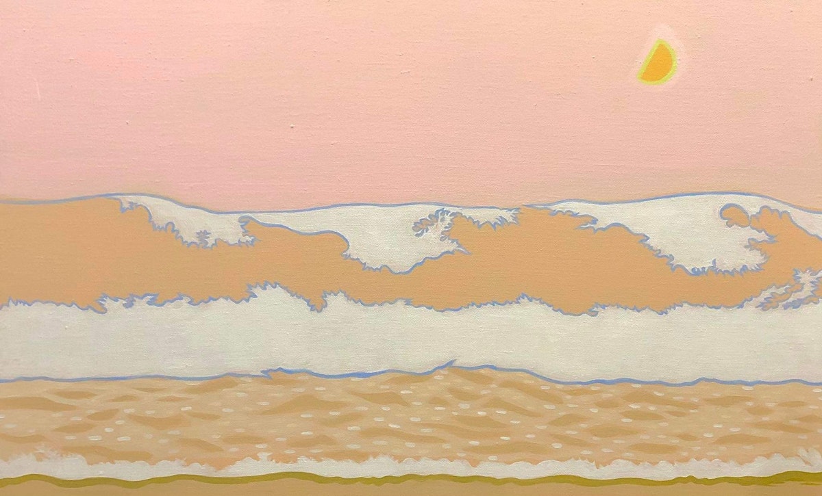 Triển lãm “Lặng lẽ bình yên”: Biển trong tranh Nguyễn Ngọc Liêm