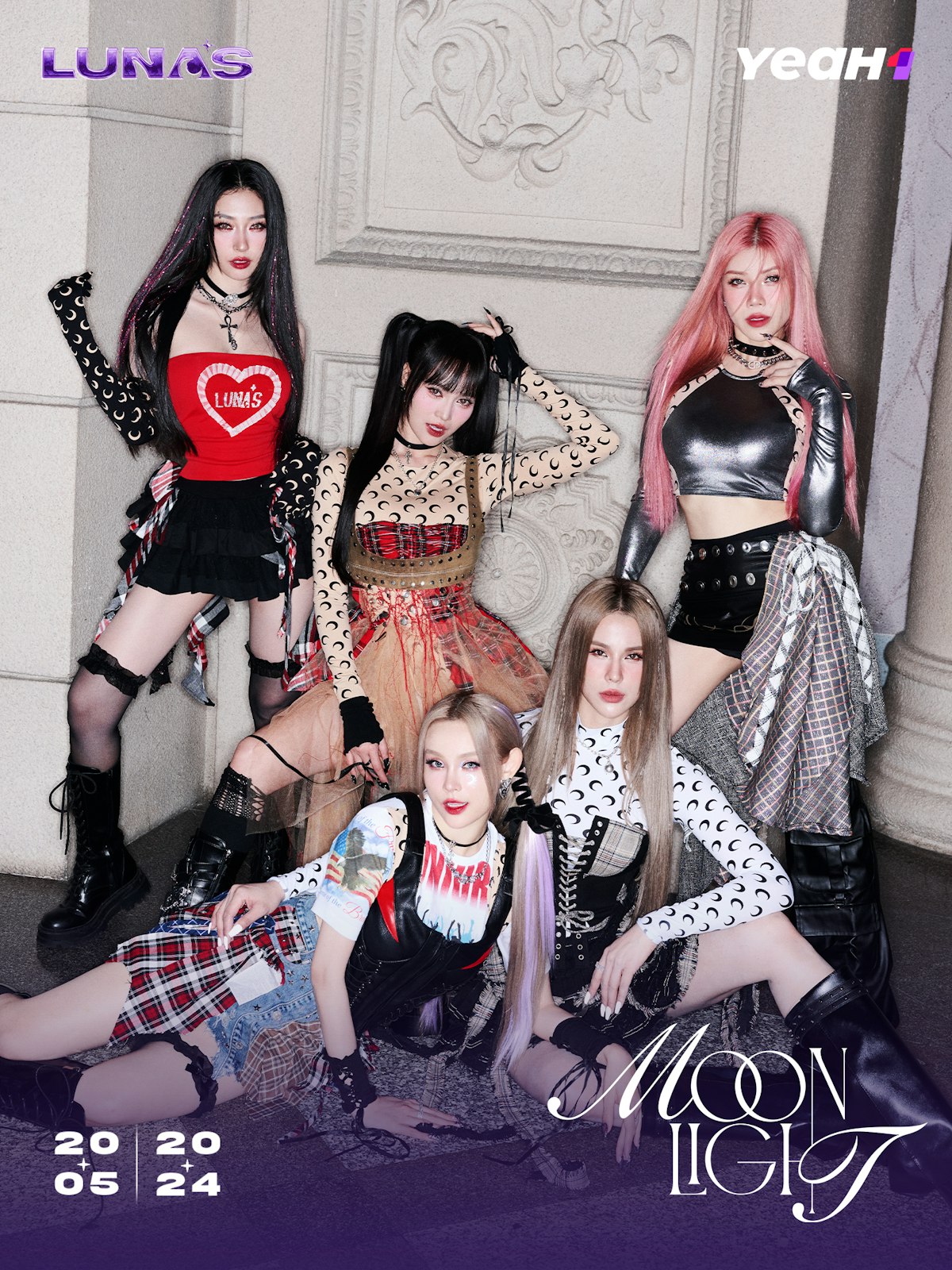 LUNAS hé lộ tạo hình đầu tiên cho MV debut Moonlight