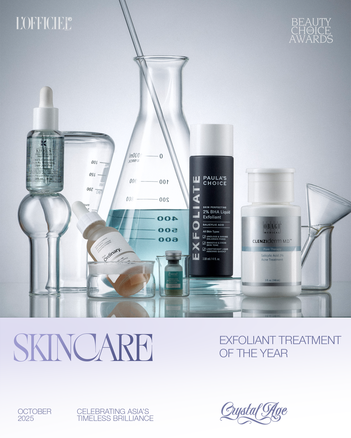 L'OFFICIEL BEAUTY CHOICE AWARDS 2025: Đề cử hạng mục Best Exfoliant ...