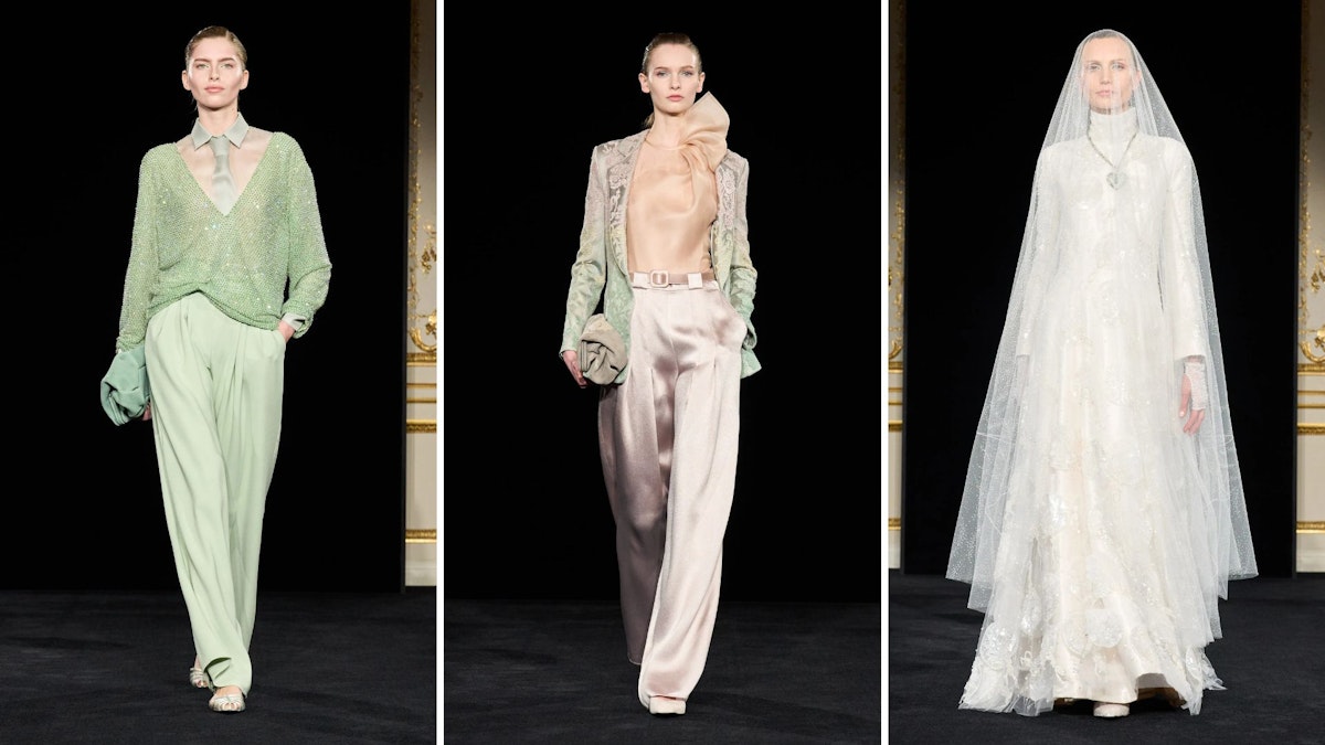 Armani Privé HC 26: Xanh ngọc phỉ thuý và sự thanh lịch vĩnh cửu