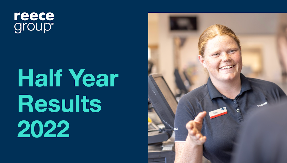 Reece Group announces strong HY2022 result | The Reece Group