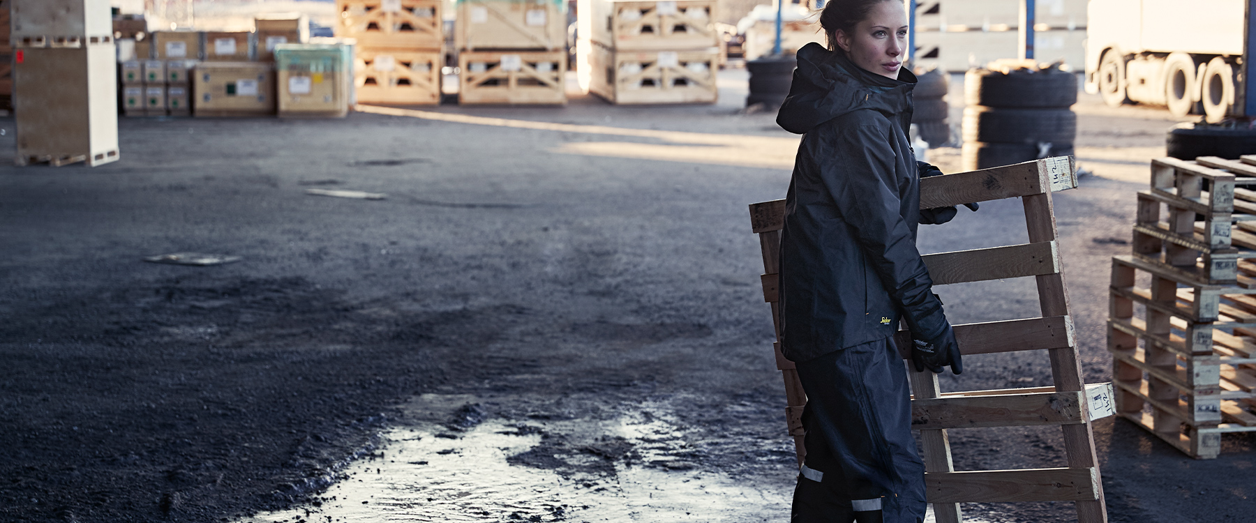 Shell trousers for work| Snickers Workwear