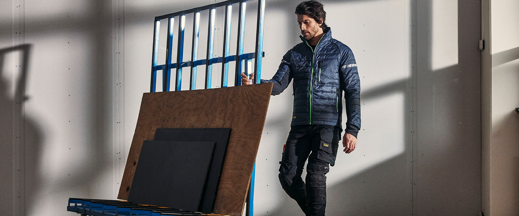 Innovative men's workwear for professional craftsmen