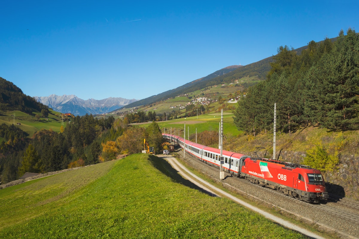 The Brenner Pass route by train