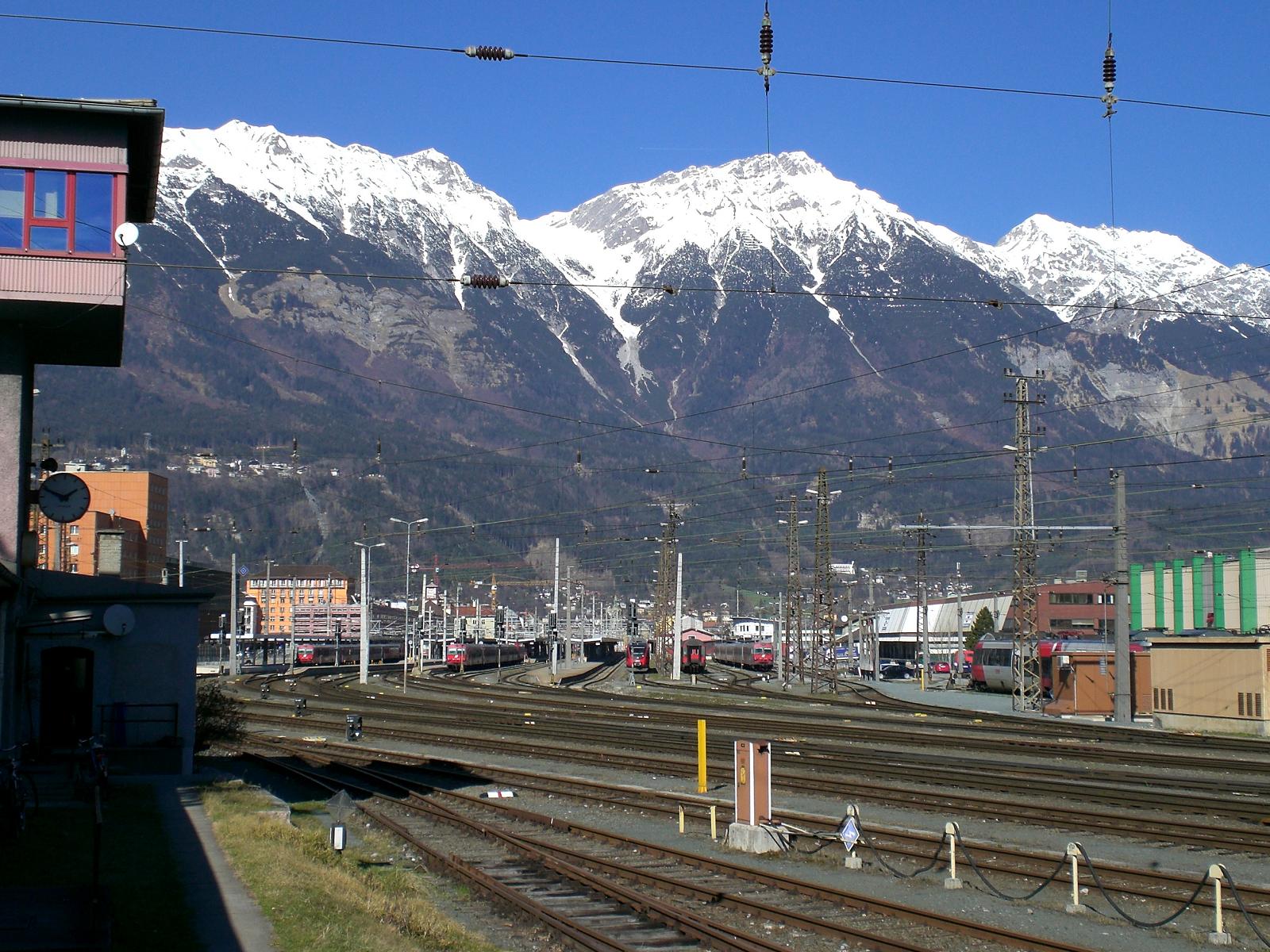 The Brenner Pass route by train
