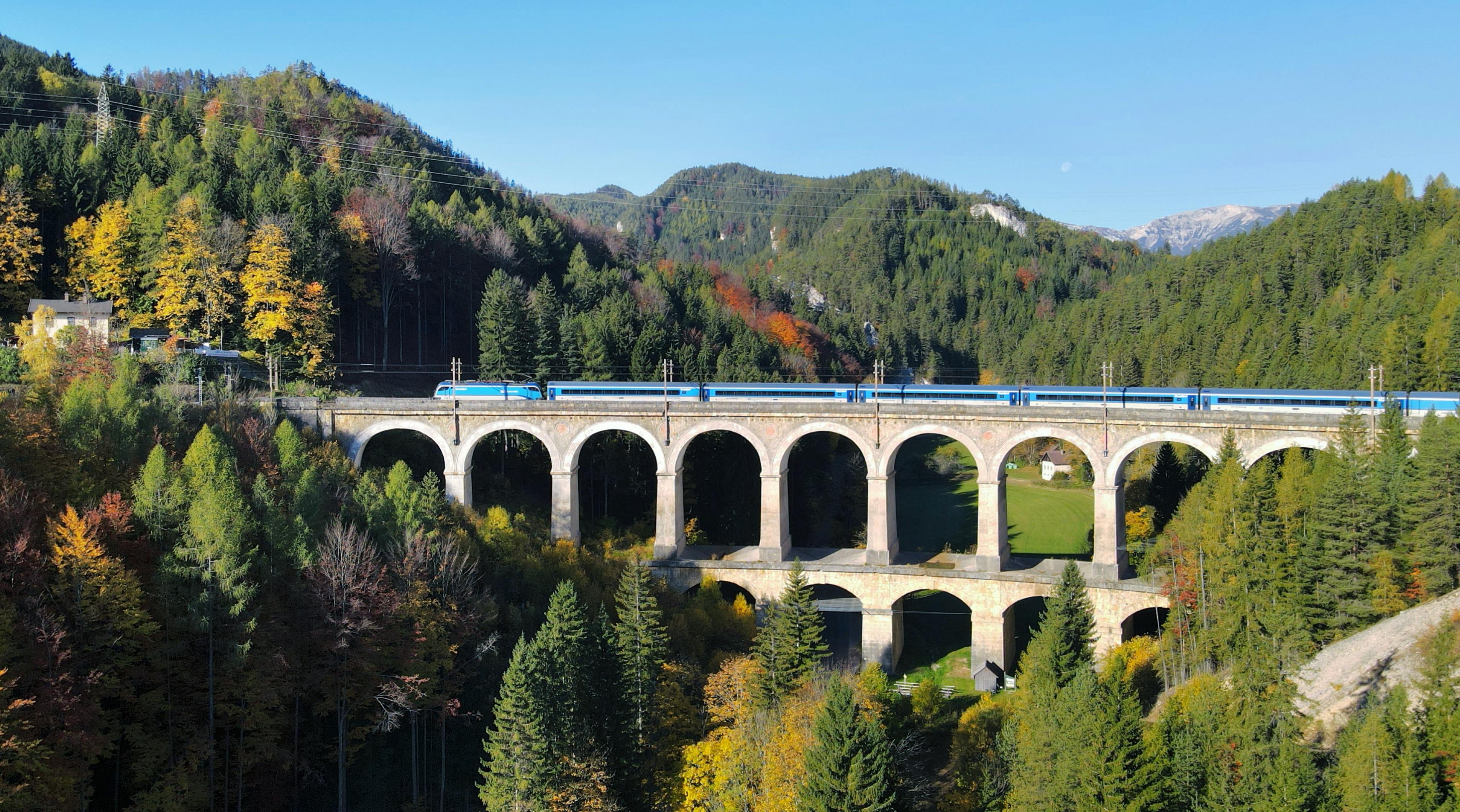 The Semmering Railway route