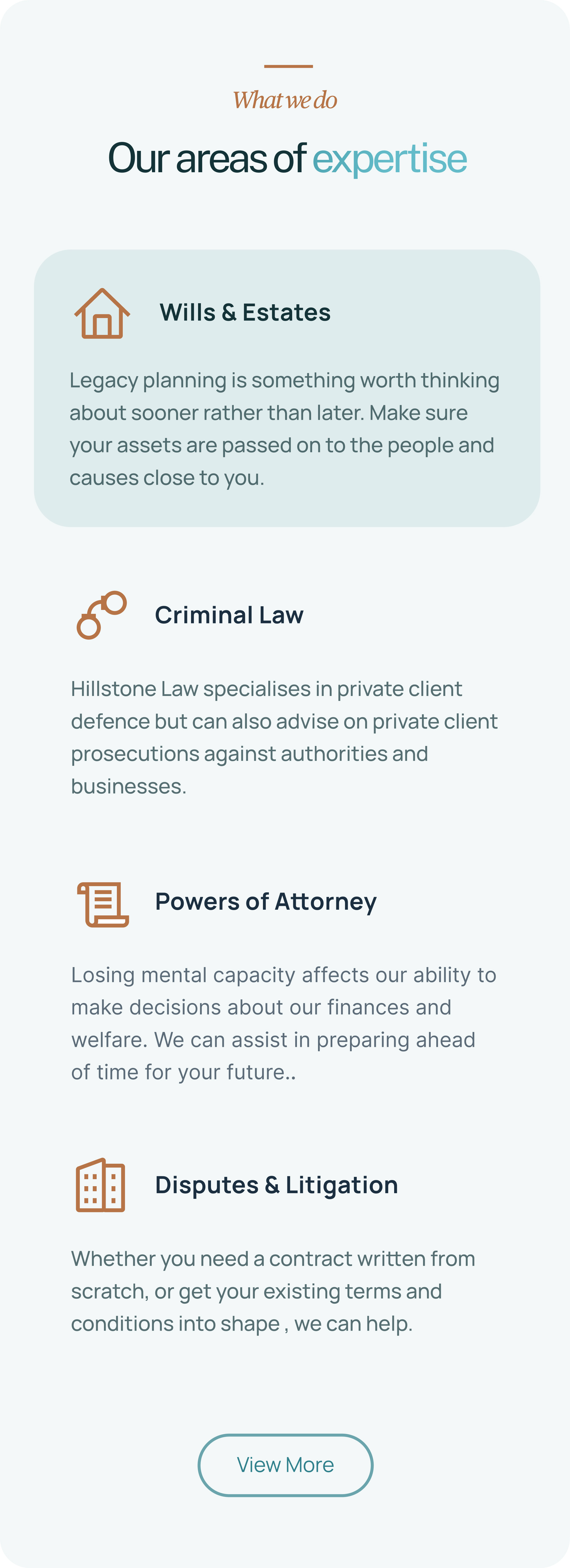 Hillstone Law | A Kozo Creative Project