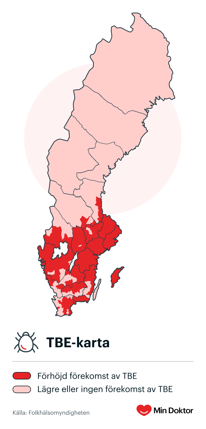Riskområden för TBE 2024 | Min Doktor