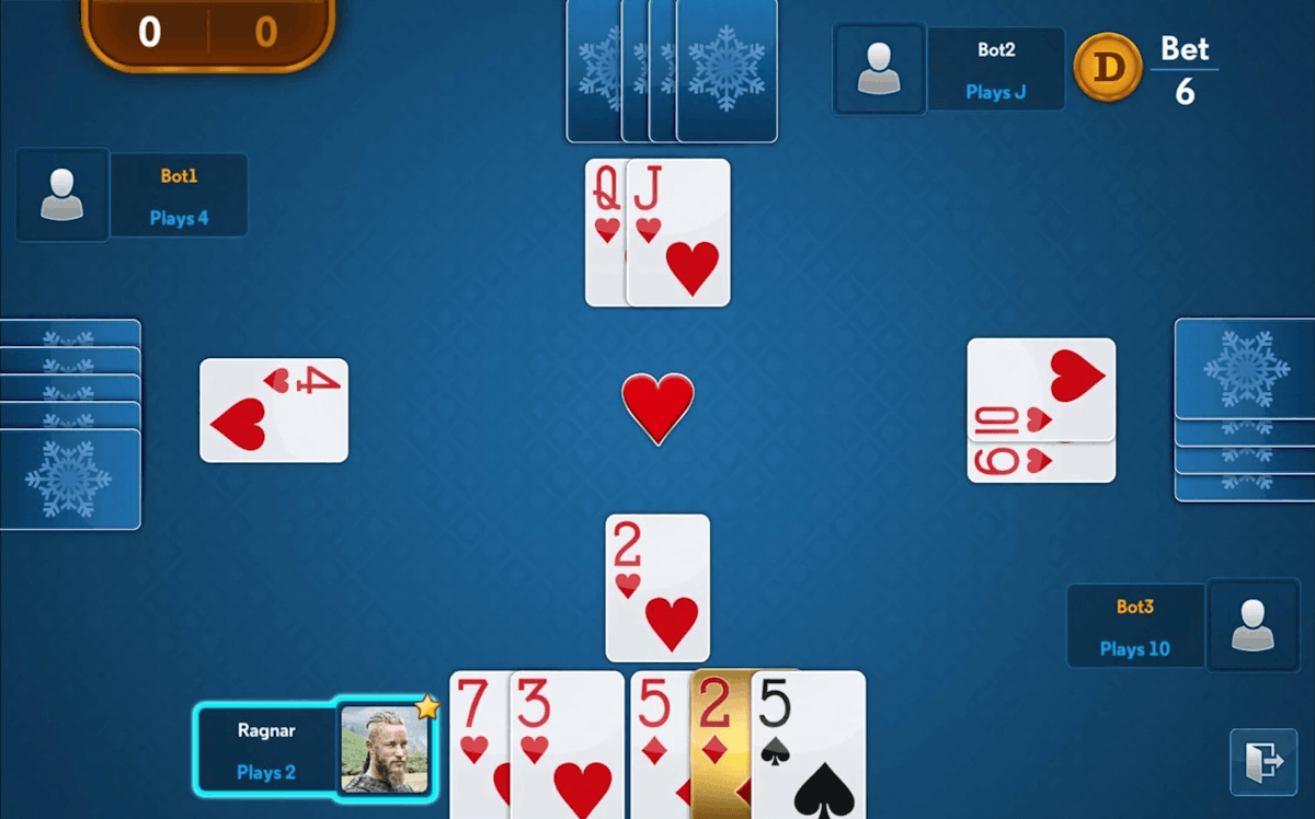 Pidro Multiplayer Card Game for iOS and Android