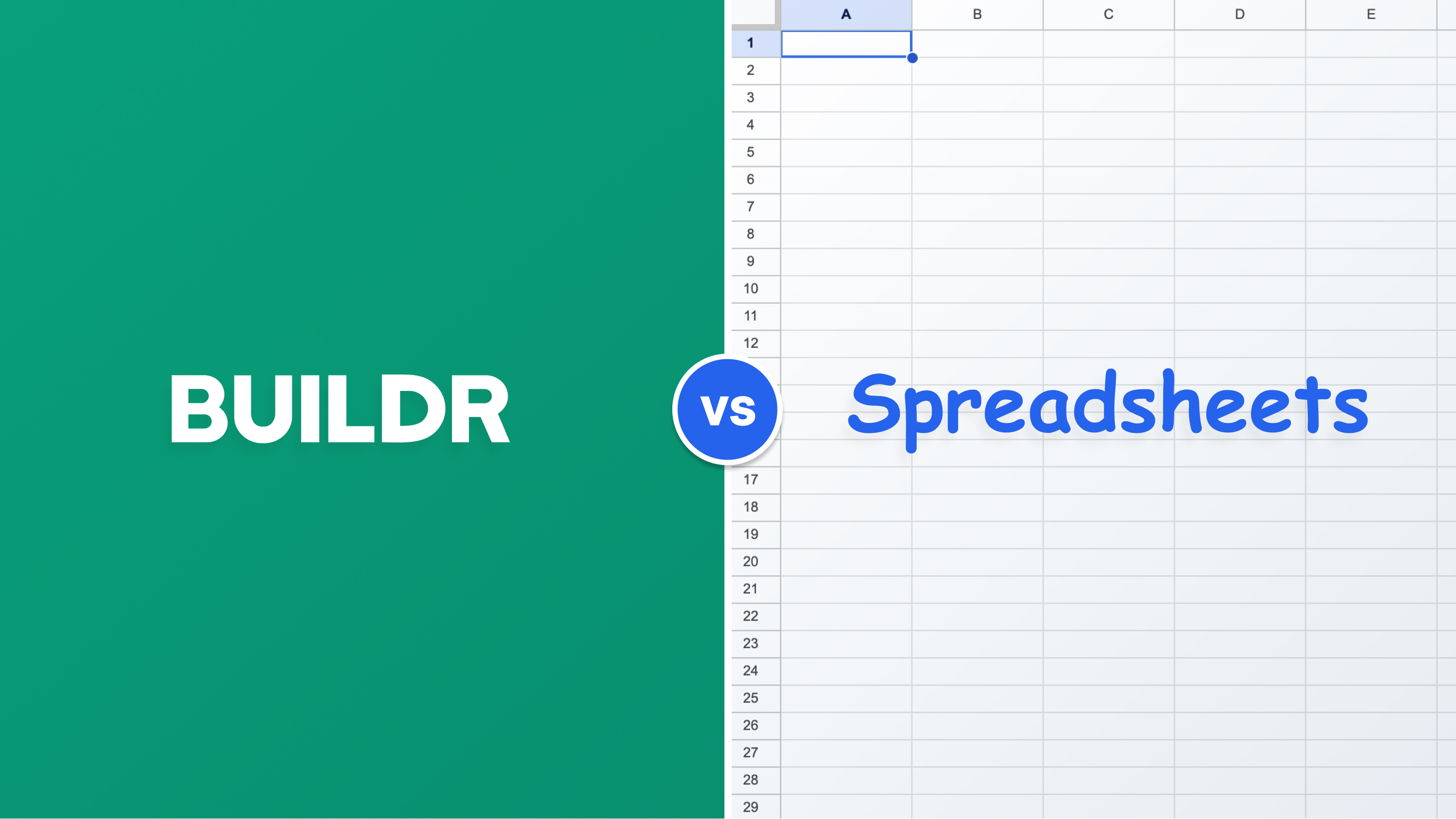 Buildr vs. Spreadsheets for general contractors