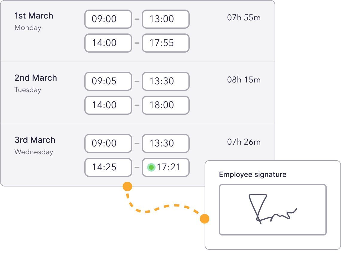 Time Tracking software - Factorial UK