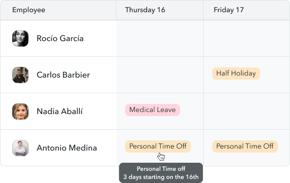 Shift Management Software