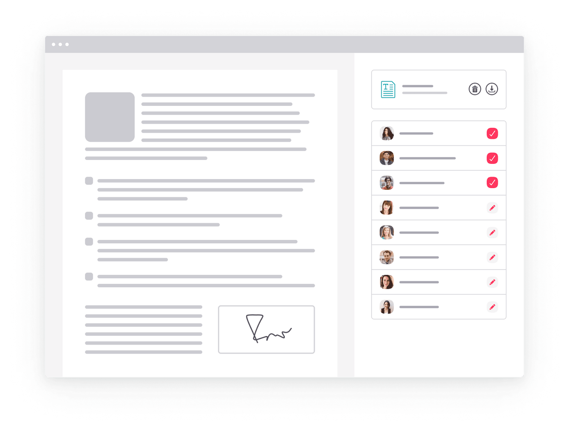 Electronic signature for documents - Factorial