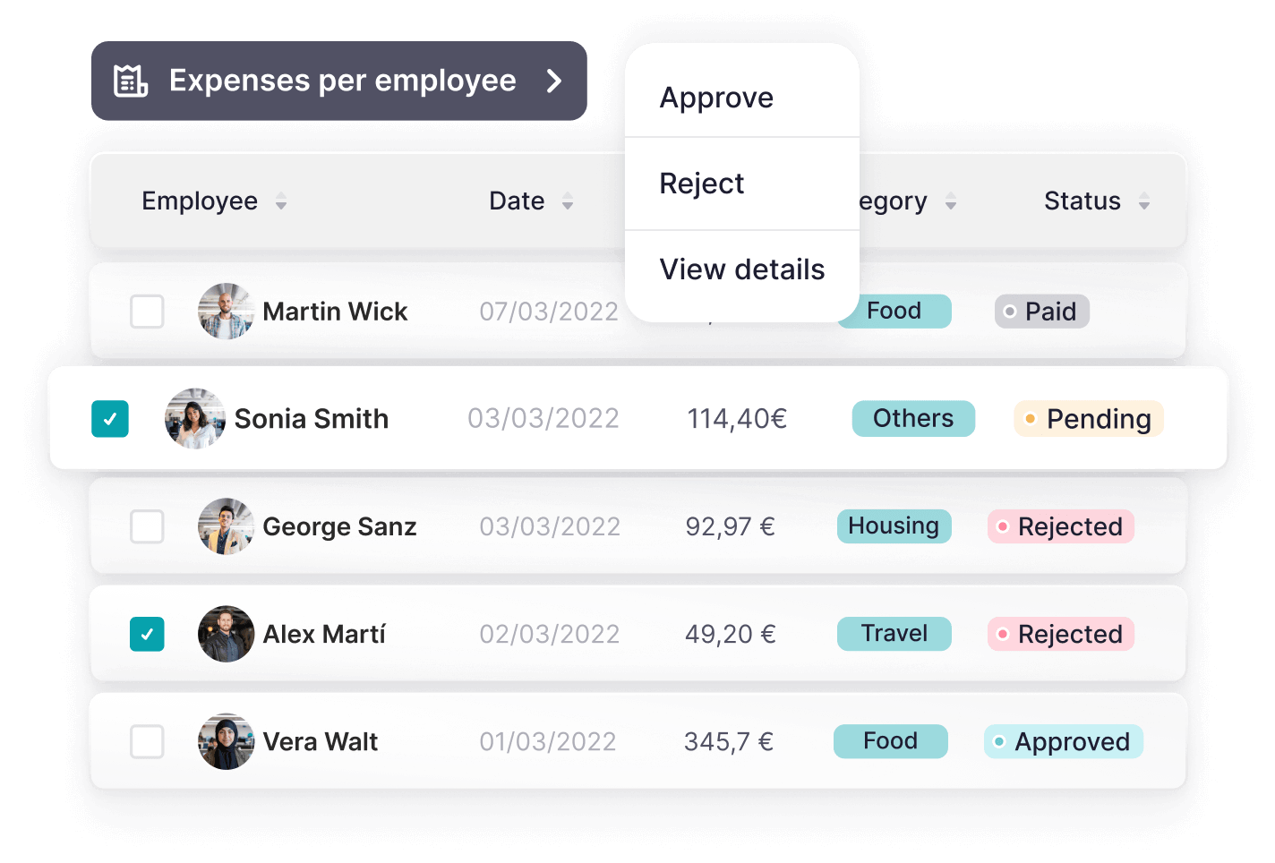 Logiciel note de frais pour gérer et suivre vos dépenses