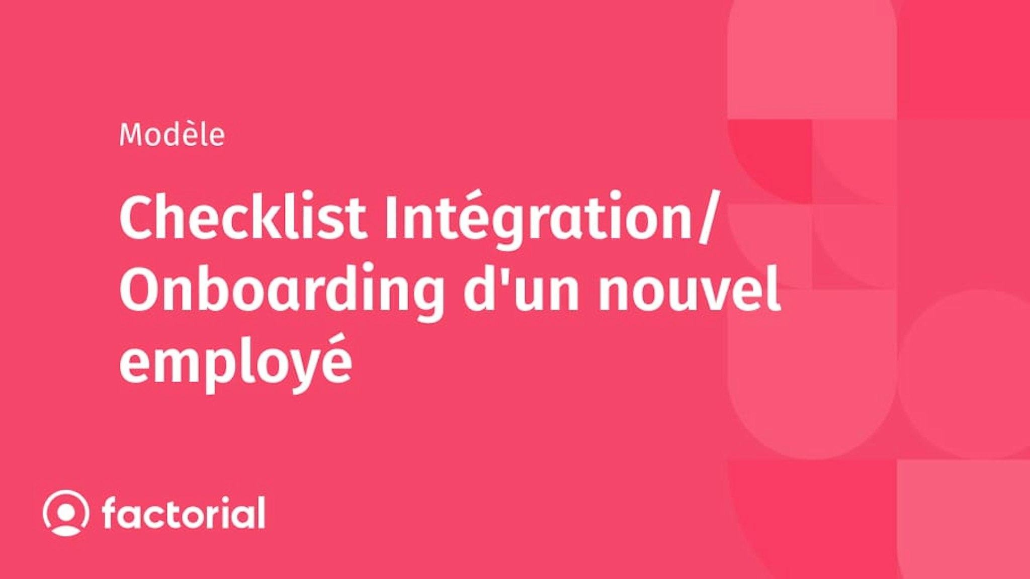 Modèles pour la gestion des ressources humaines - Factorial