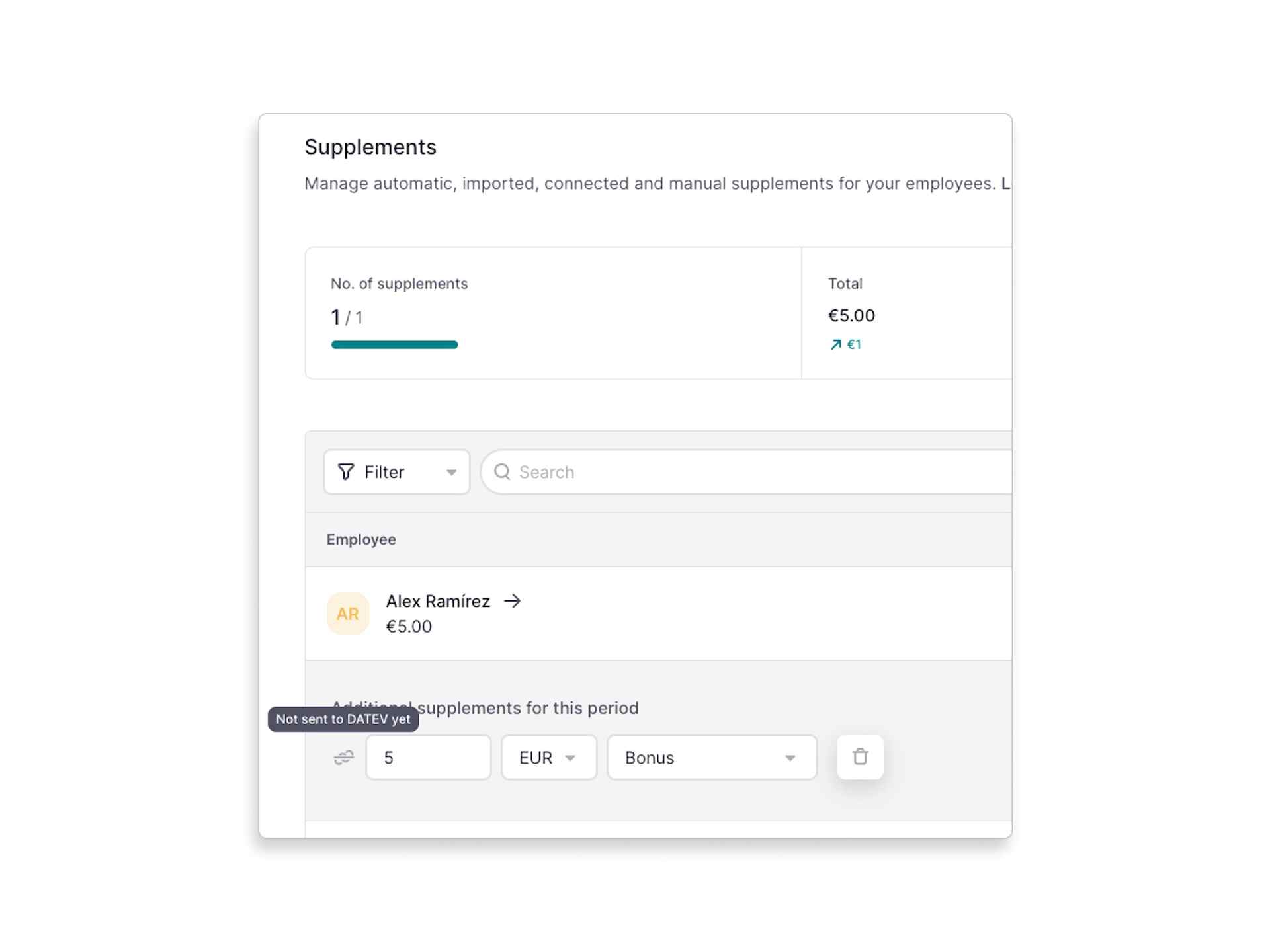 DATEV LODAS - Payroll connector - Integrations with Factorial
