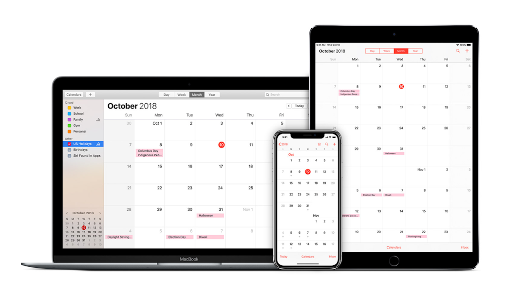 Apple Calendar - Integrações com a Factorial