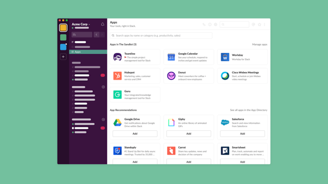 Slack - Integrations with Factorial