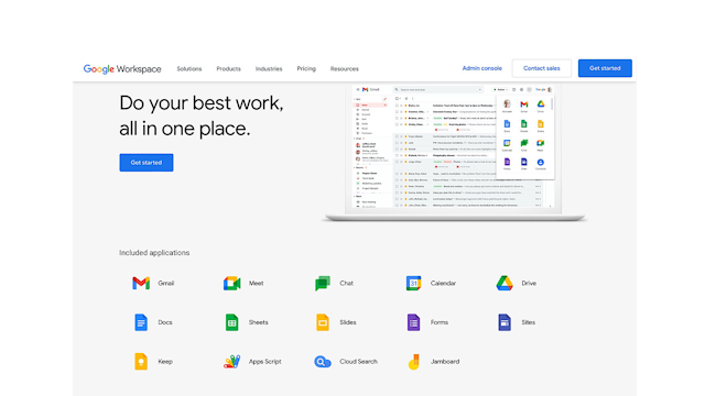 Google Workspace - Intégrations avec Factorial