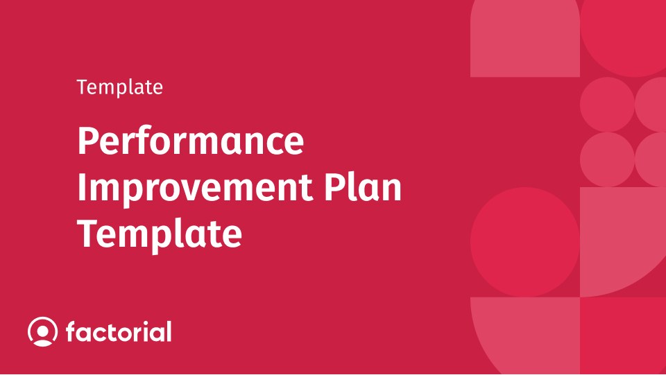 Free Performance Improvement Plan Template