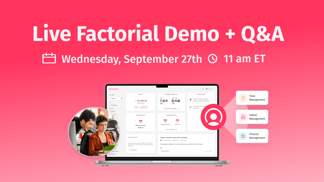 Human Resources Webinars - Watch for Free - Factorial HR