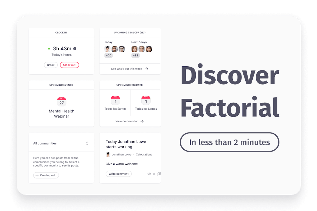 Time & Attendance Tracking Software - Factorial