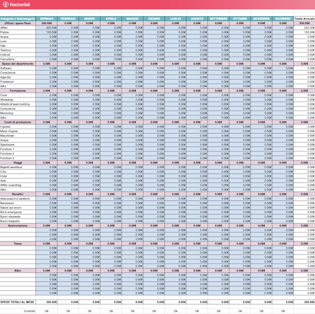 Gestione Spese Excel: Modello Facile da Usare per Aziende